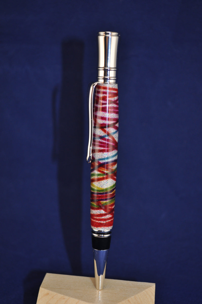 Executive Twist Pen - Cast with assorted yarn – turncrafting.com